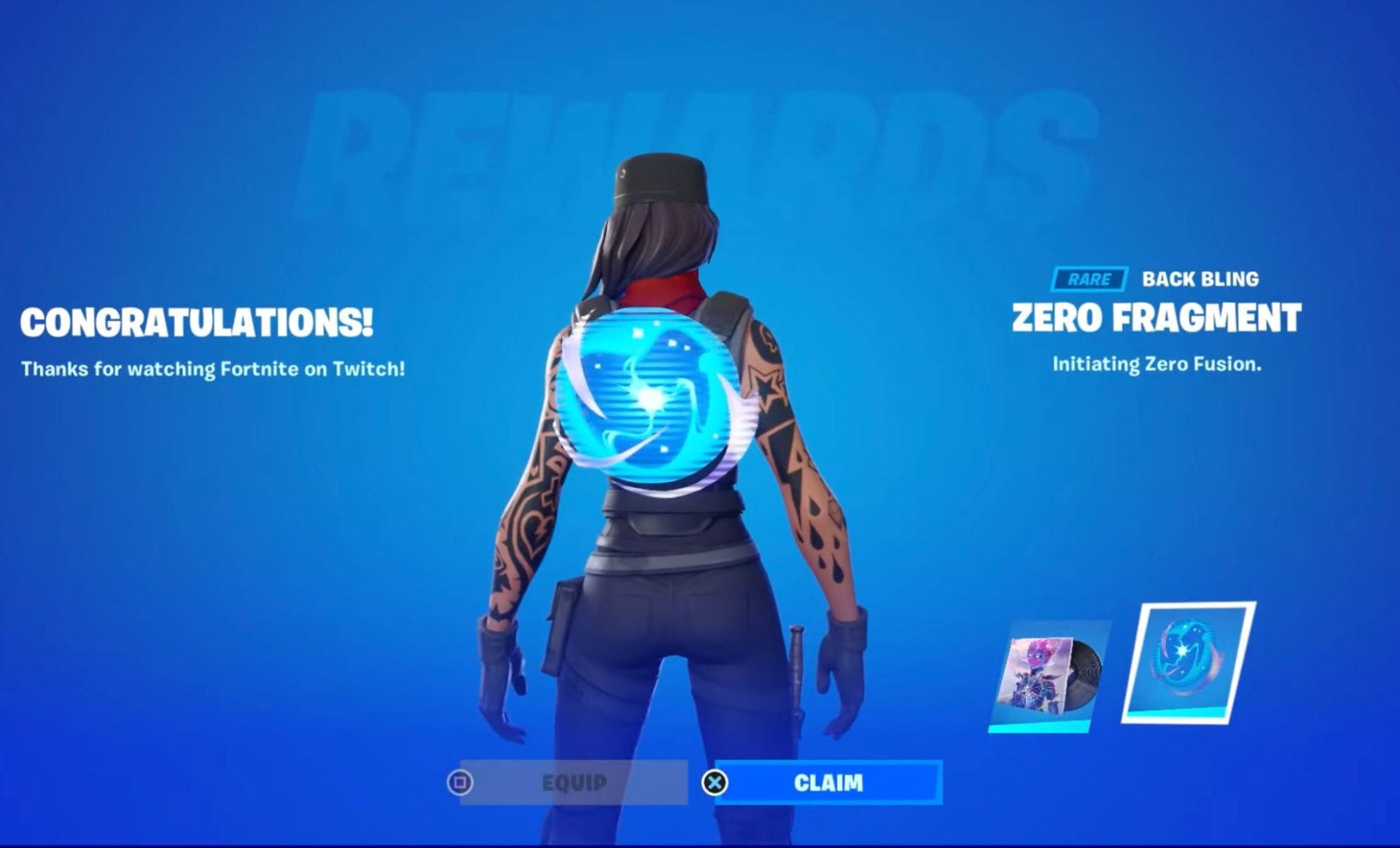 Fortnite Chapter 4 Season 1: How to get Zero Fragment back bling for free