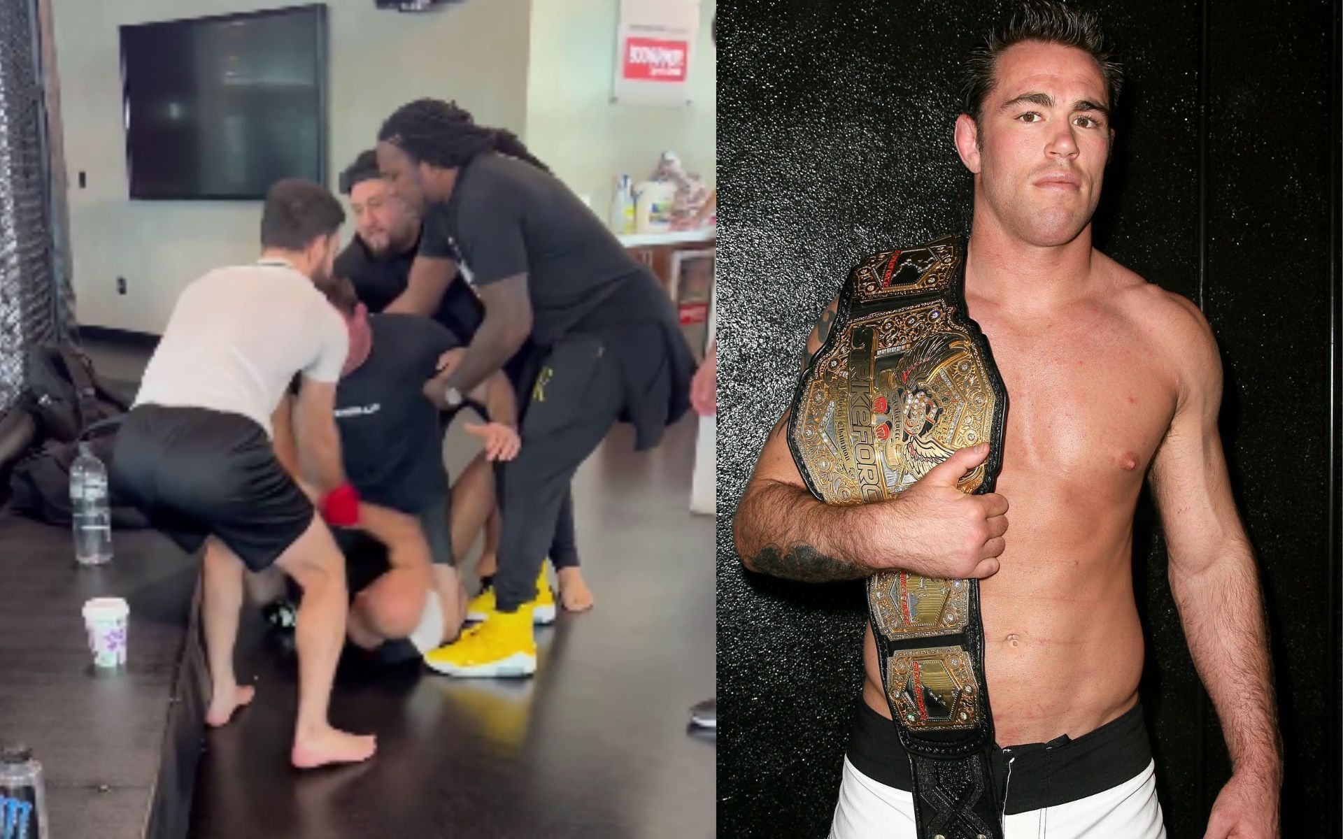 Watch: Former UFC veteran Jake Shields holds down Mike Jackson for his ...