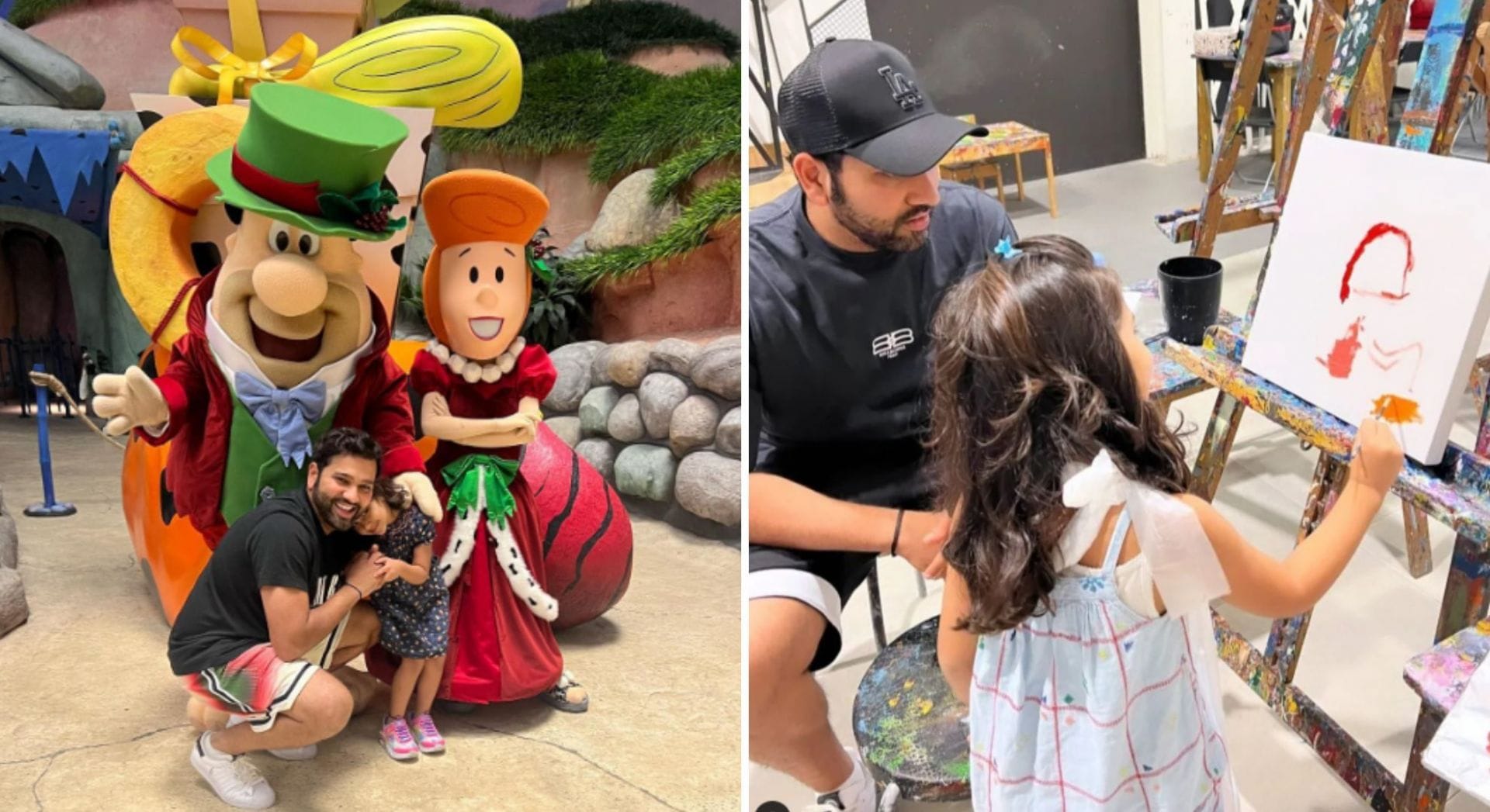 Picture: Rohit Sharma shares adorable click with daughter Samaira