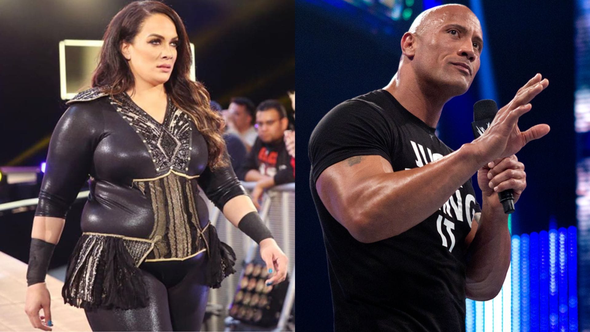 How is Nia Jax related to The Rock?
