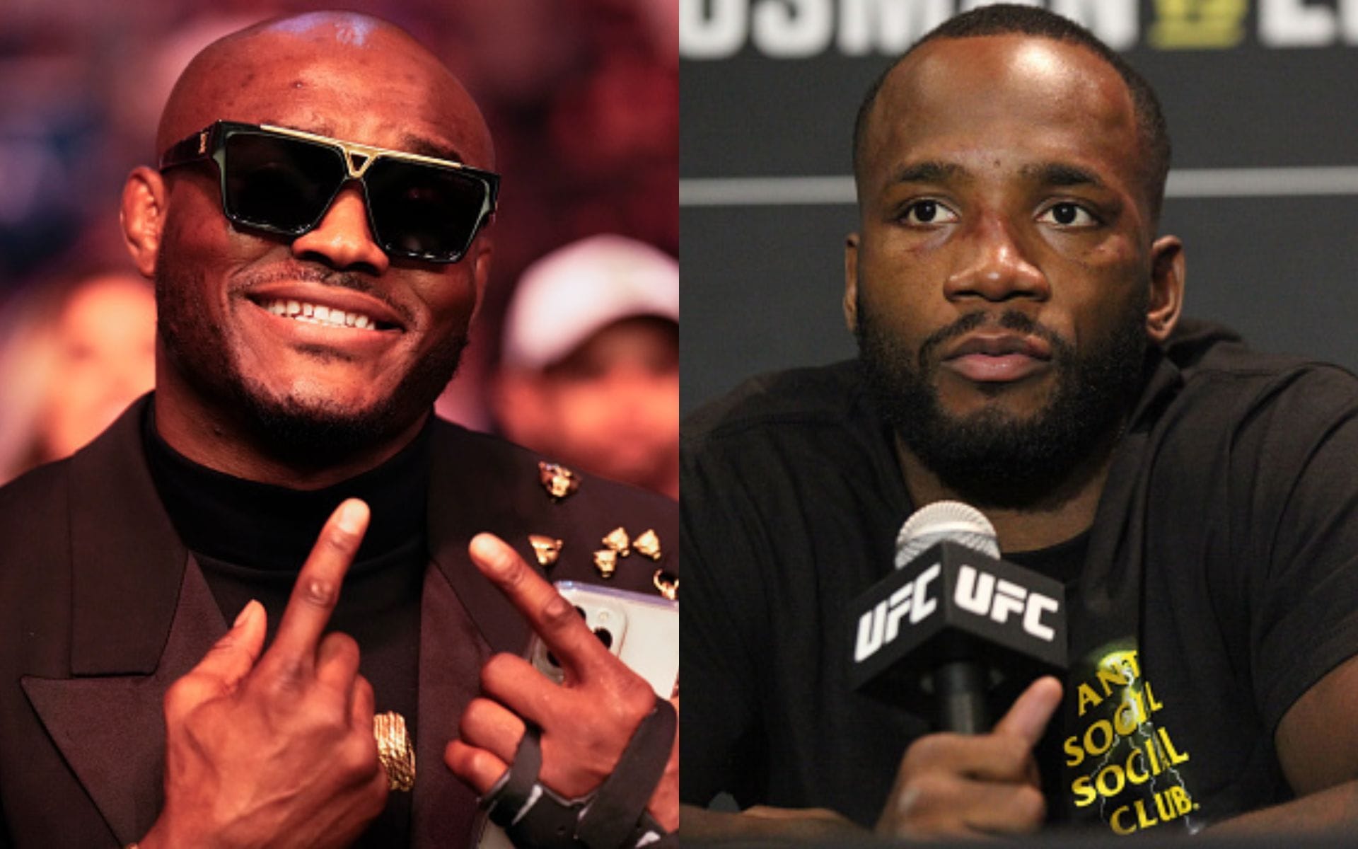 Leon Edwards talks about rumors regarding Kamaru Usman's broken hand ...