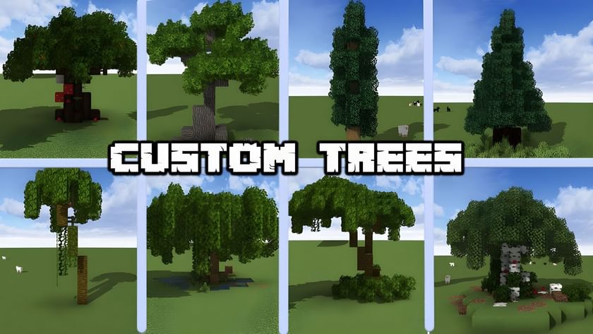 5 best Minecraft custom tree designs