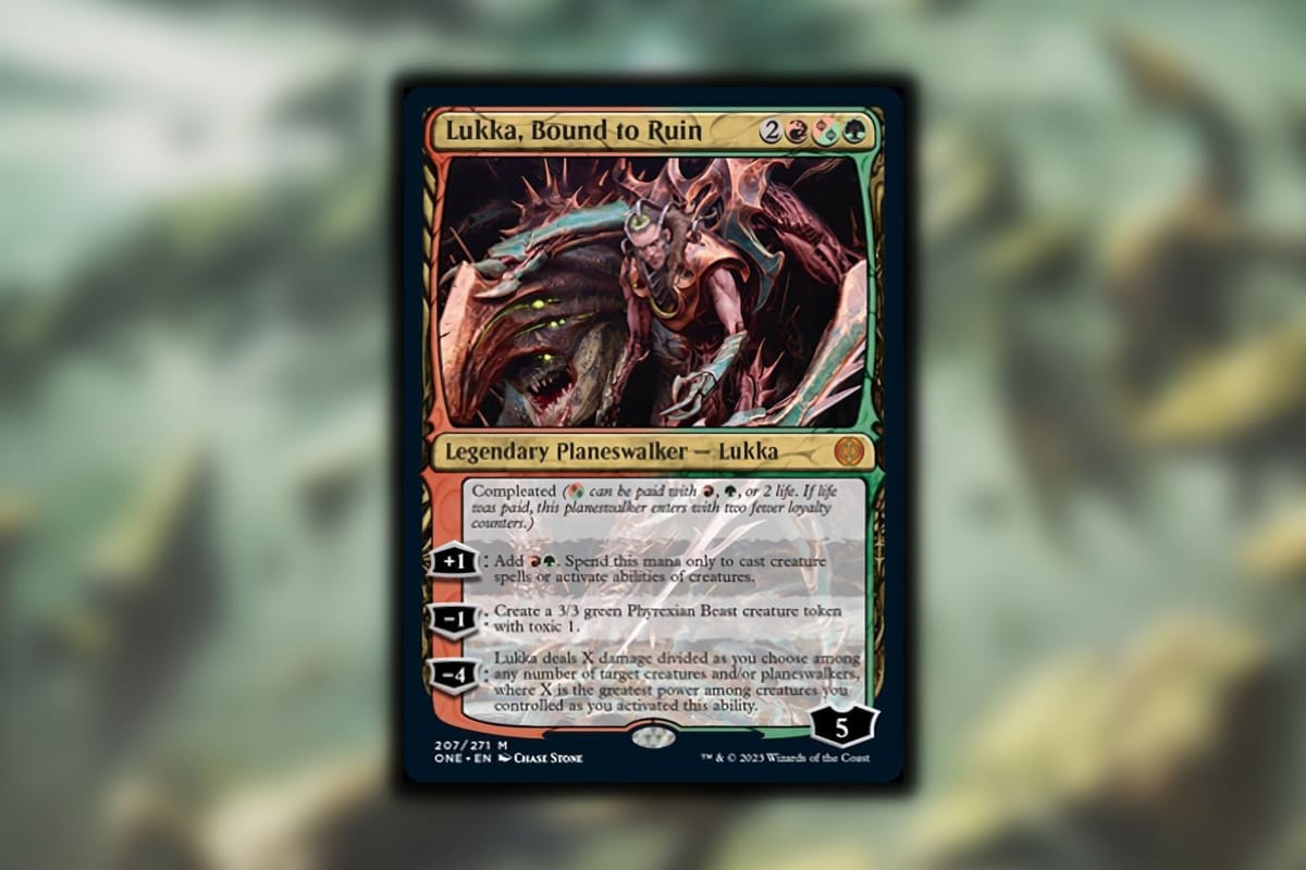 Magic: The Gathering reveals next Phyrexian planeswalker - Lukka, Bound ...