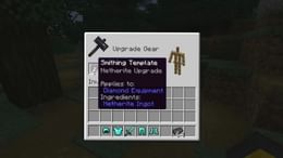 Netherite Upgrade Template