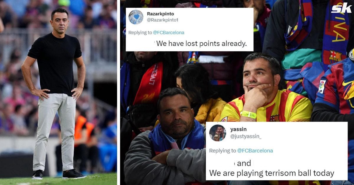“Playing terrorism ball today”, “Lost points already” – Barcelona fans ...