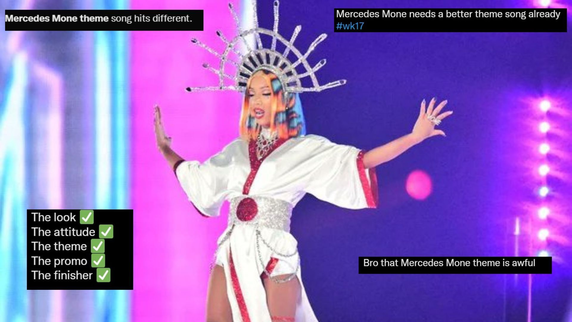 Mercedes Mone theme: Twitter divided over Mercedes Mone’s new entrance ...