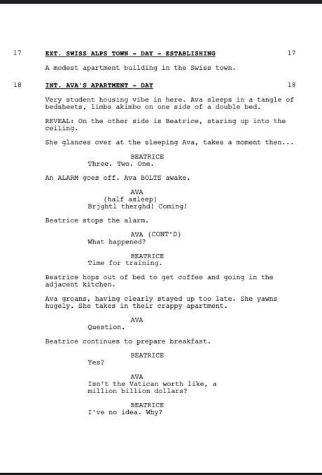 Warrior Nun creator Simon Barry shares deleted scene script