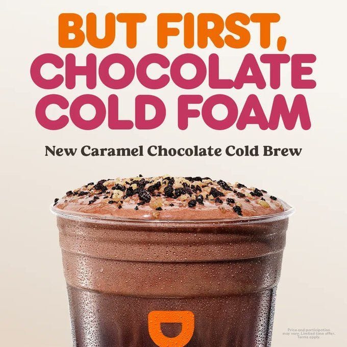 Dunkin’ introduces new Caramel Chocolate Cold Brew and more to its 2023 ...