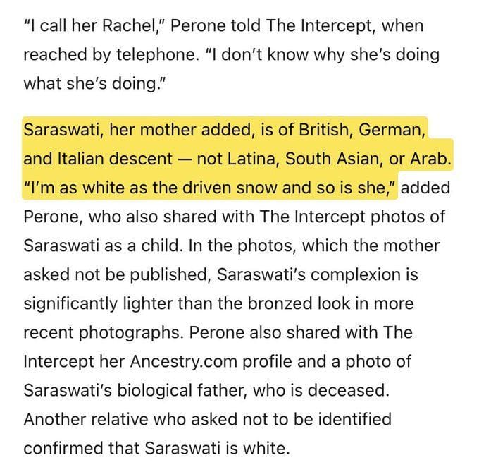 “New Rachel Dolezal just dropped”: Raquel Evita Saraswati heritage ...