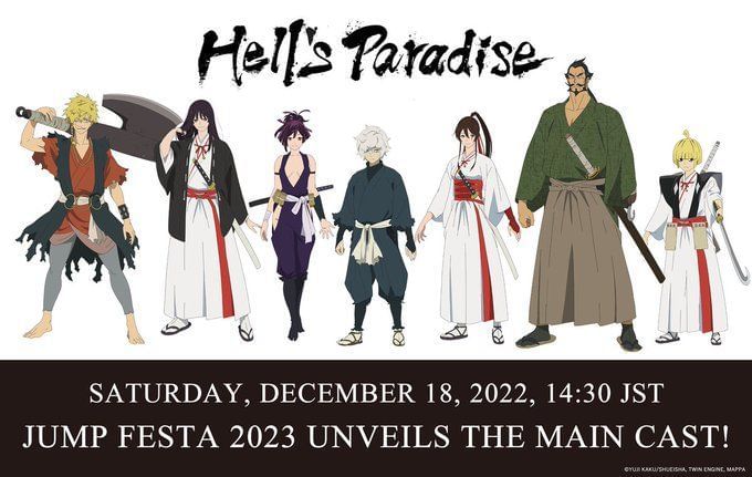 Hells Paradise Jigokuraku Anime Announces Release Date And Time