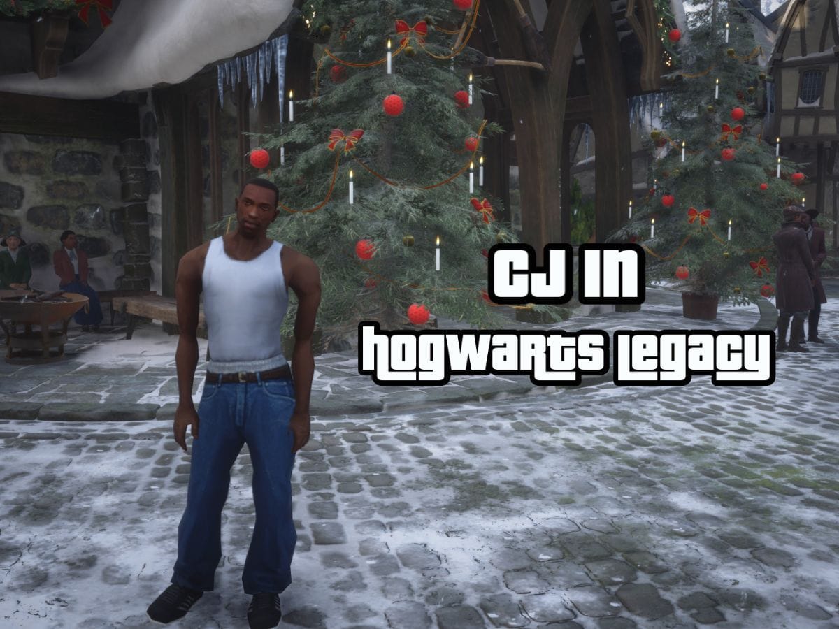 CJ from GTA San Andreas makes his debut in Hogwarts Legacy via an ...