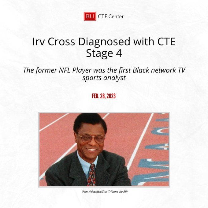 Irv Cross cause of death: Diagnosis reveals former NFL star suffered ...