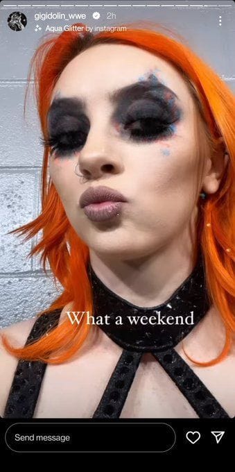 Gigi Dolin sends a three-word message to reflect on her title match at ...