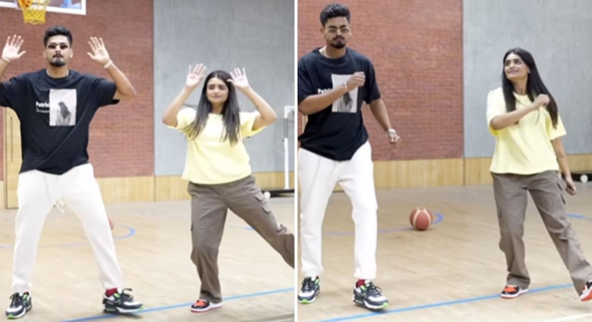 [WATCH] Shreyas Iyer shakes his leg with sister Shresta on viral Tamil ...