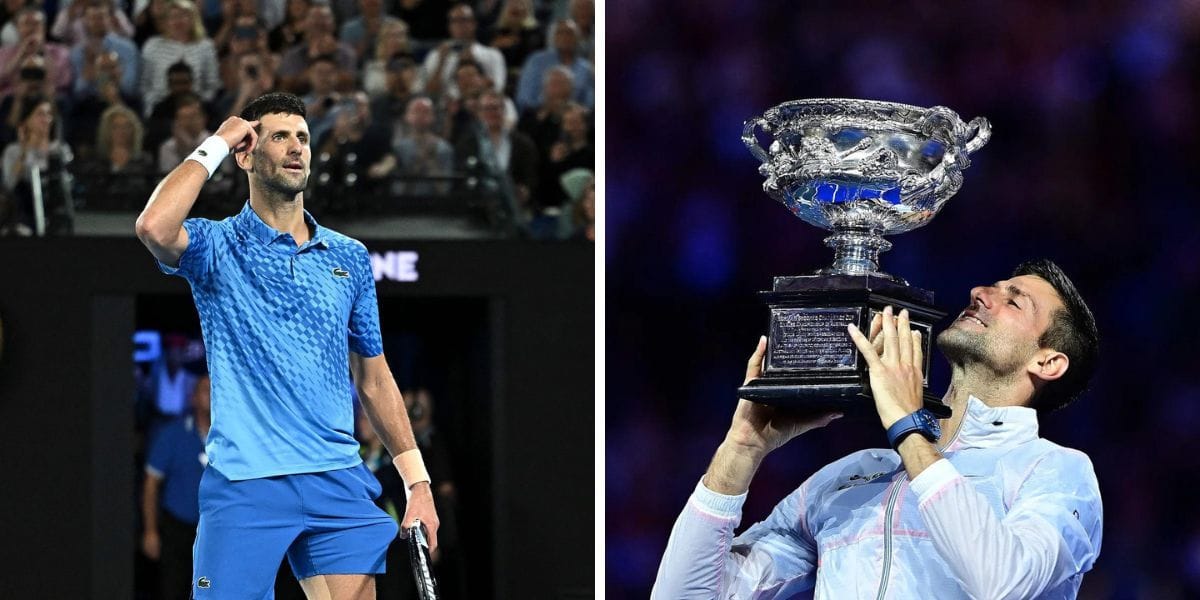 Novak Djokovic putting thoughts about last year behind and winning the Australian Open 2023 was ...