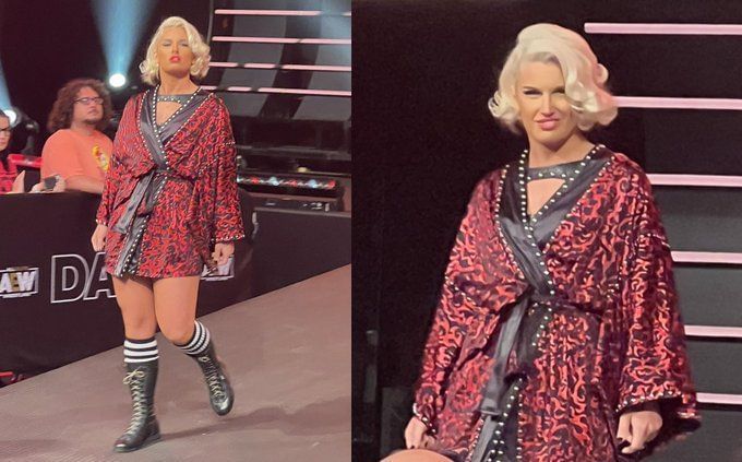 [Photo] Toni Storm debuts new look in AEW