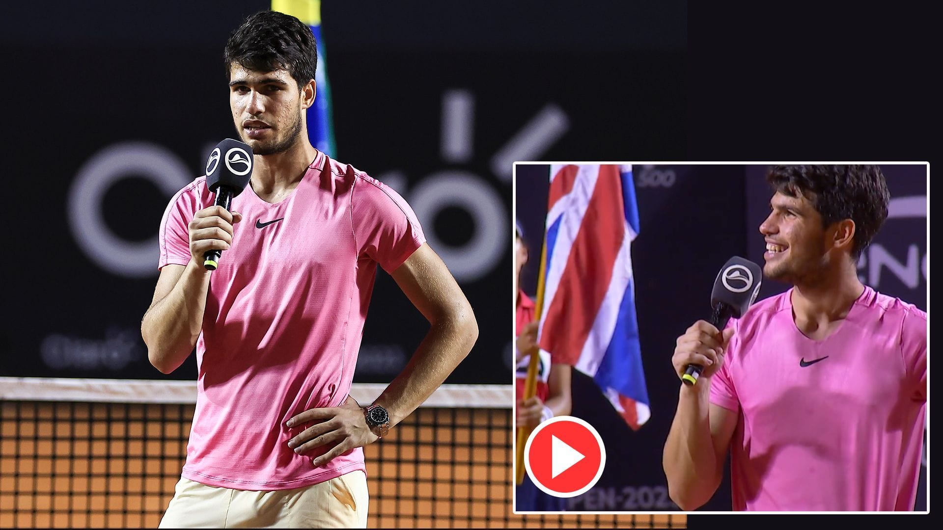 Watch: Fans chant Carlos Alcaraz's name after injured Spaniard goes ...