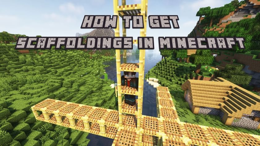How to make and use scaffolding in Minecraft (2023)