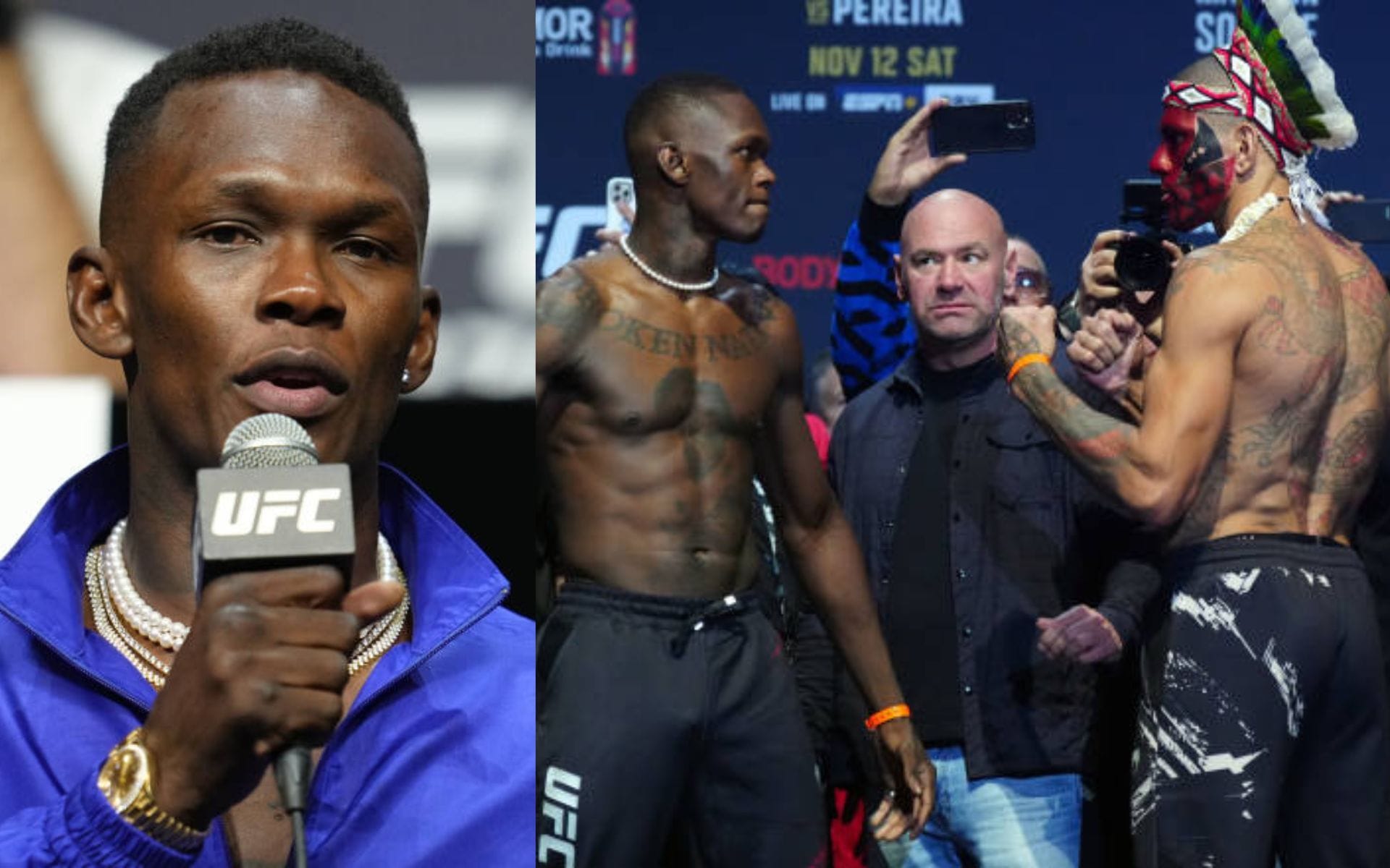 Israel Adesanya isn't concerned about size difference ahead of Alex ...