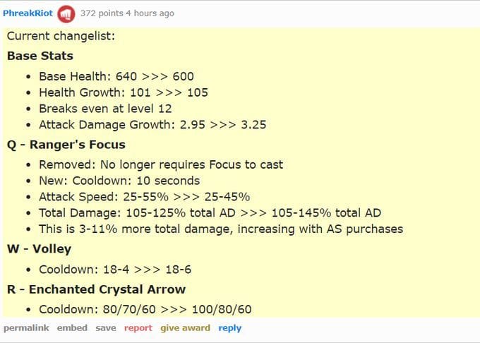 League of Legends patch 13.5 set to nerf support Ashe, base stats ...