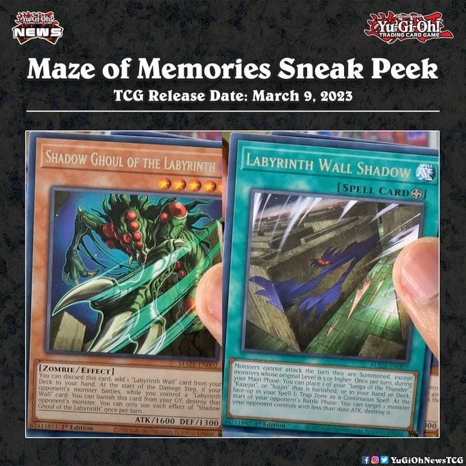 Yu-Gi-Oh! TCG Maze of Memories expansion reveals Paradox Brothers cards ...