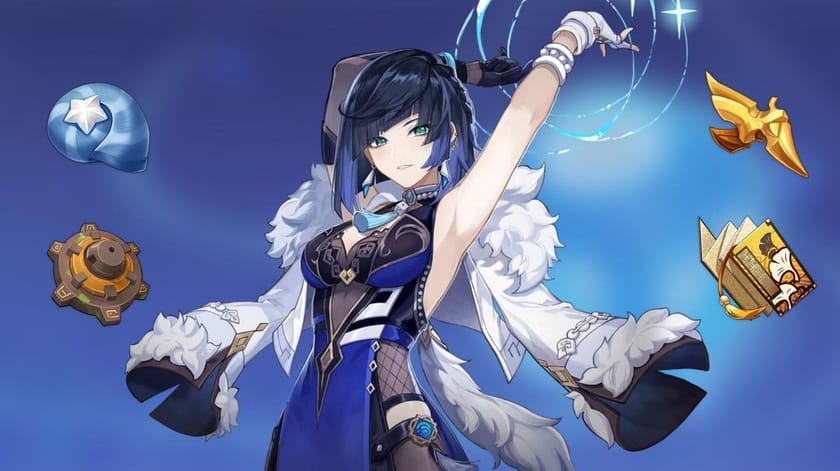 Genshin Impact Yelan ascension materials list and resource calculation