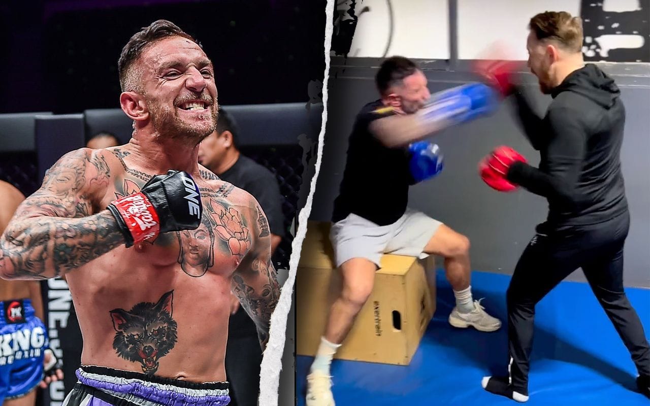 ONE Championship: WATCH: Liam Harrison continues to work his hands ...