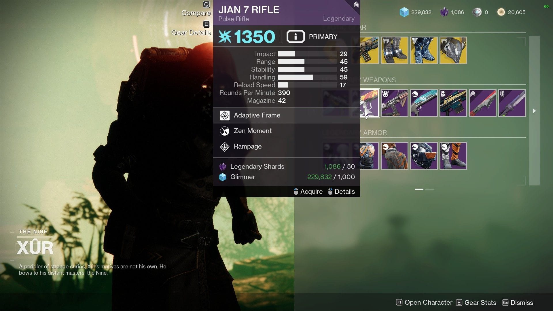 Xur is selling high-stat armor pieces in the final week of Destiny 2 ...