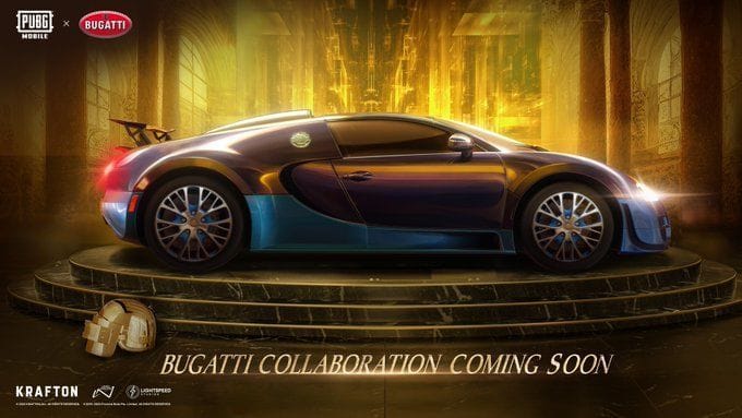 PUBG Mobile x Bugatti collaboration revealed