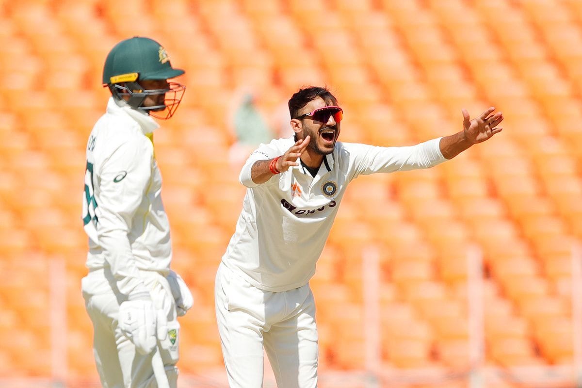 Watch: Axar Patel gets Usman Khawaja first ball after Tea to end a ...