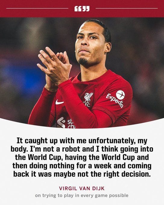 Rio Ferdinand details reasons for Liverpool star Virgil van Dijk's struggles this season