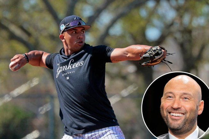 Yankees rookie Oswald Peraza takes inspiration from hero Derek Jeter as ...