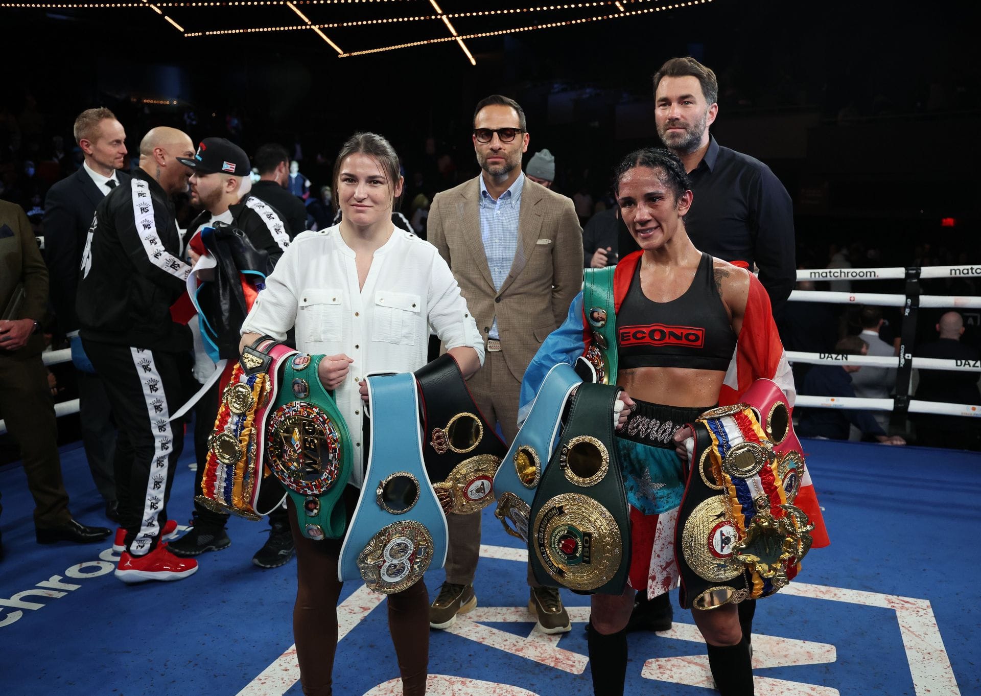 Katie Taylor vs. Amanda Serrano 2 postponed due to injury