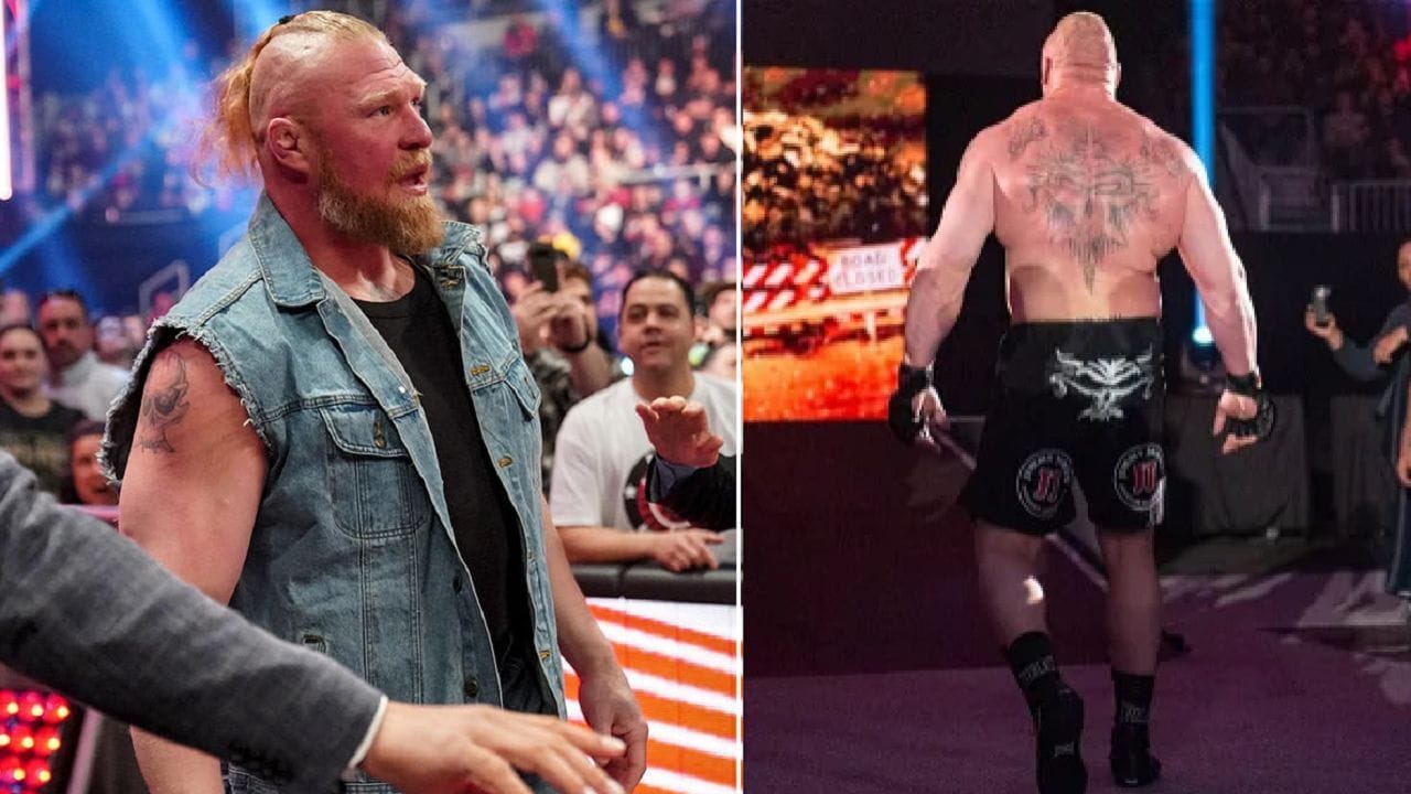 WWE legend reacts to reports of Brock Lesnar immediately leaving RAW after Omos segment