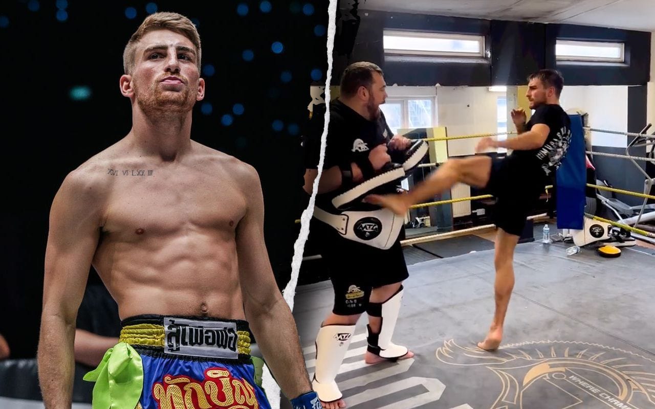 WATCH: Jonathan Haggerty’s thunderous kicks as he prepares for war ...