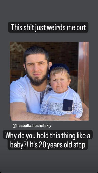 Hasbulla abuses cat: Did Hasbulla abuse his cat? Netizens left furious ...