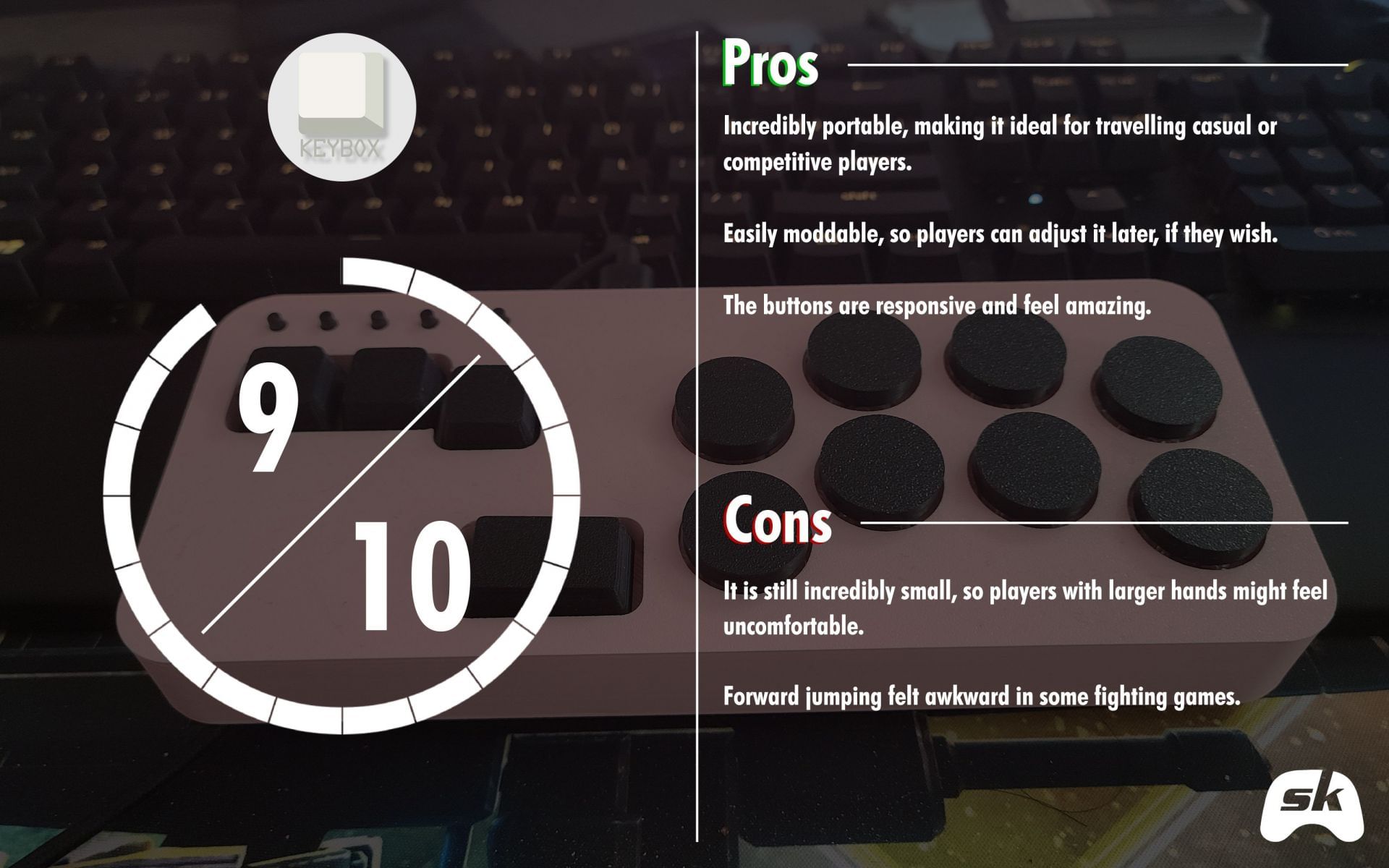 Keybox Arcade controller PS4 edition review - A portable and affordable ...