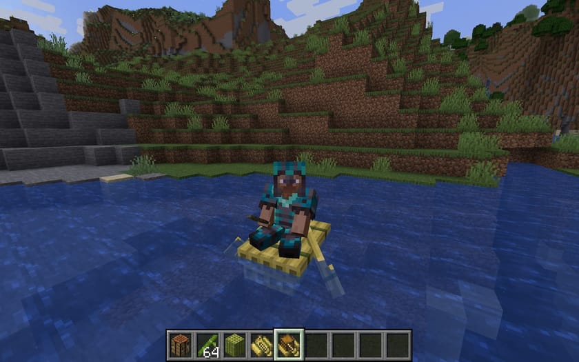 How to make rafts in Minecraft 1.20 Trails & Tales update