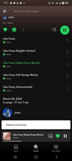 “This is fire”: BTS’ Jimin’s fans celebrate as the Like Crazy singer ...