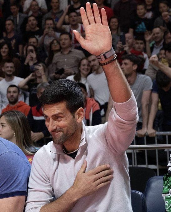 Watch: Novak Djokovic welcomed with thunderous applause as he attends ...