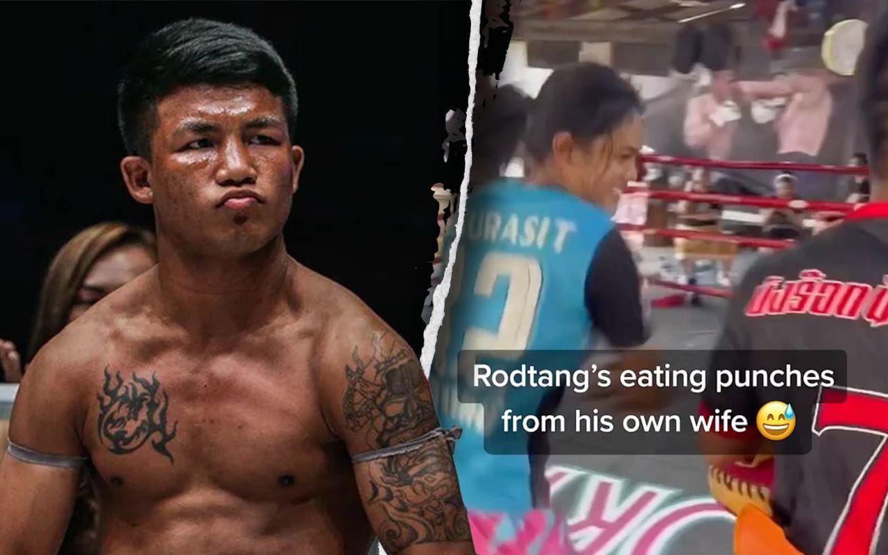 Rodtang News: Rodtang willingly takes one on the chin during a pad ...