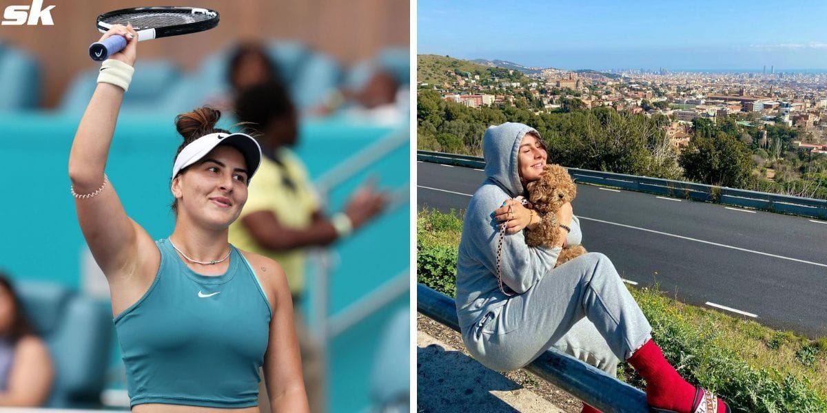 "Someone come get their dog" - Bianca Andreescu overjoyed to be joined ...
