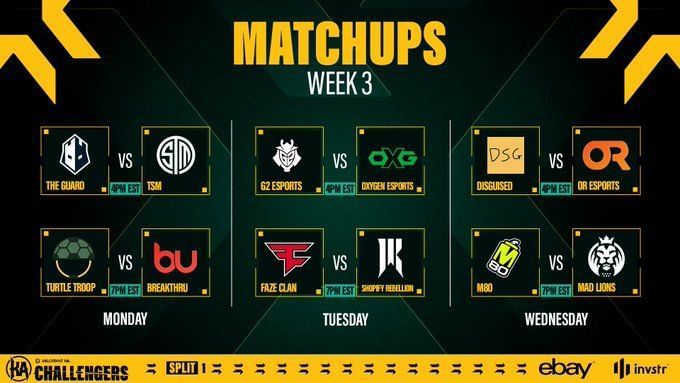 Disguised (DSG) vs OREsports - NA Valorant Challengers League: Predictions, where to watch, and more