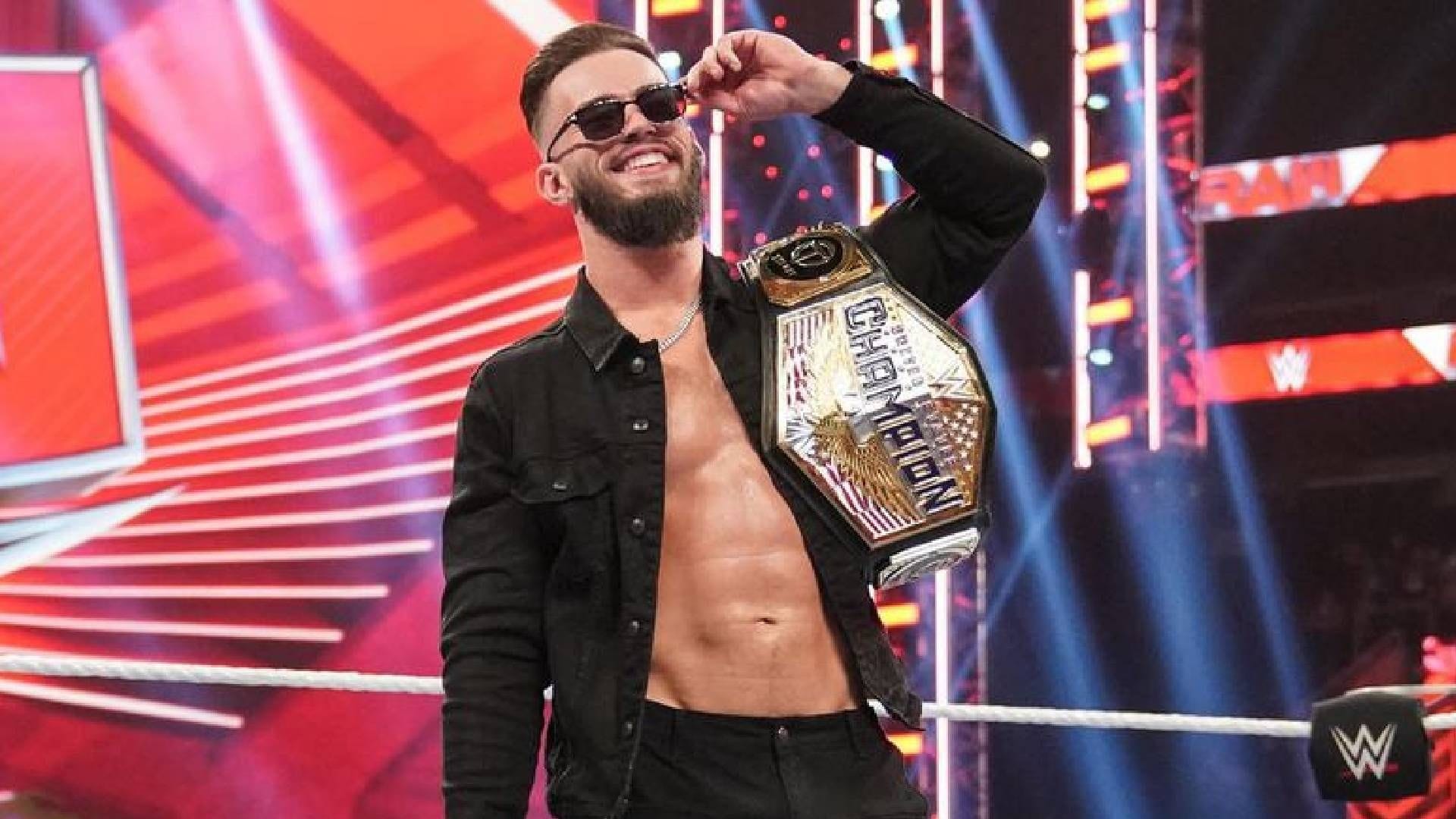 Austin Theory reacts to special announcement regarding his WrestleMania ...