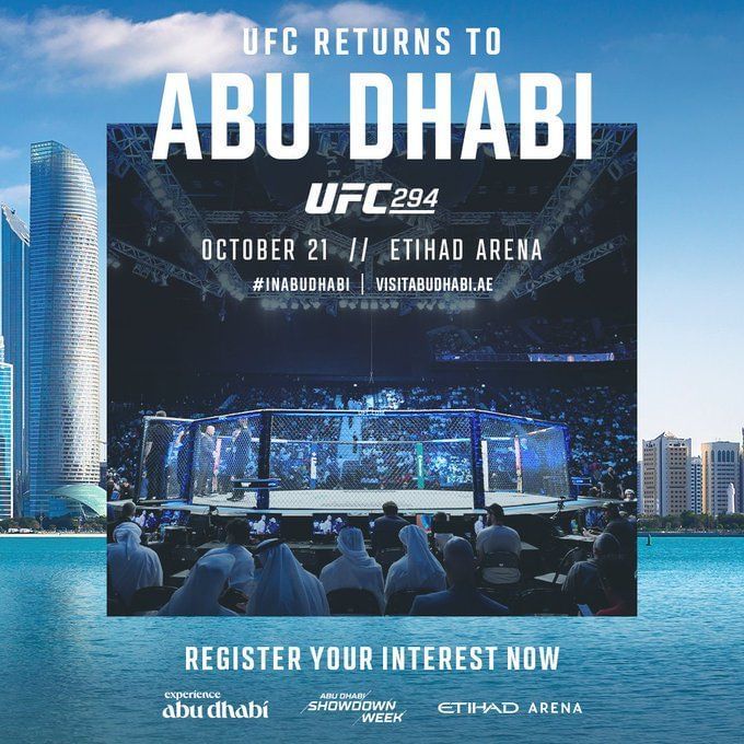 Fight Island: BREAKING: UFC returning to Abu Dhabi in October
