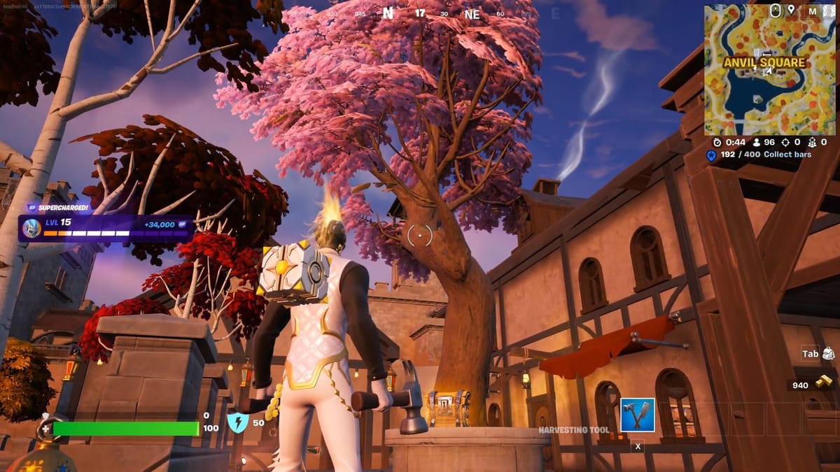 Where to visit Cherry Blossom tree displays in Fortnite