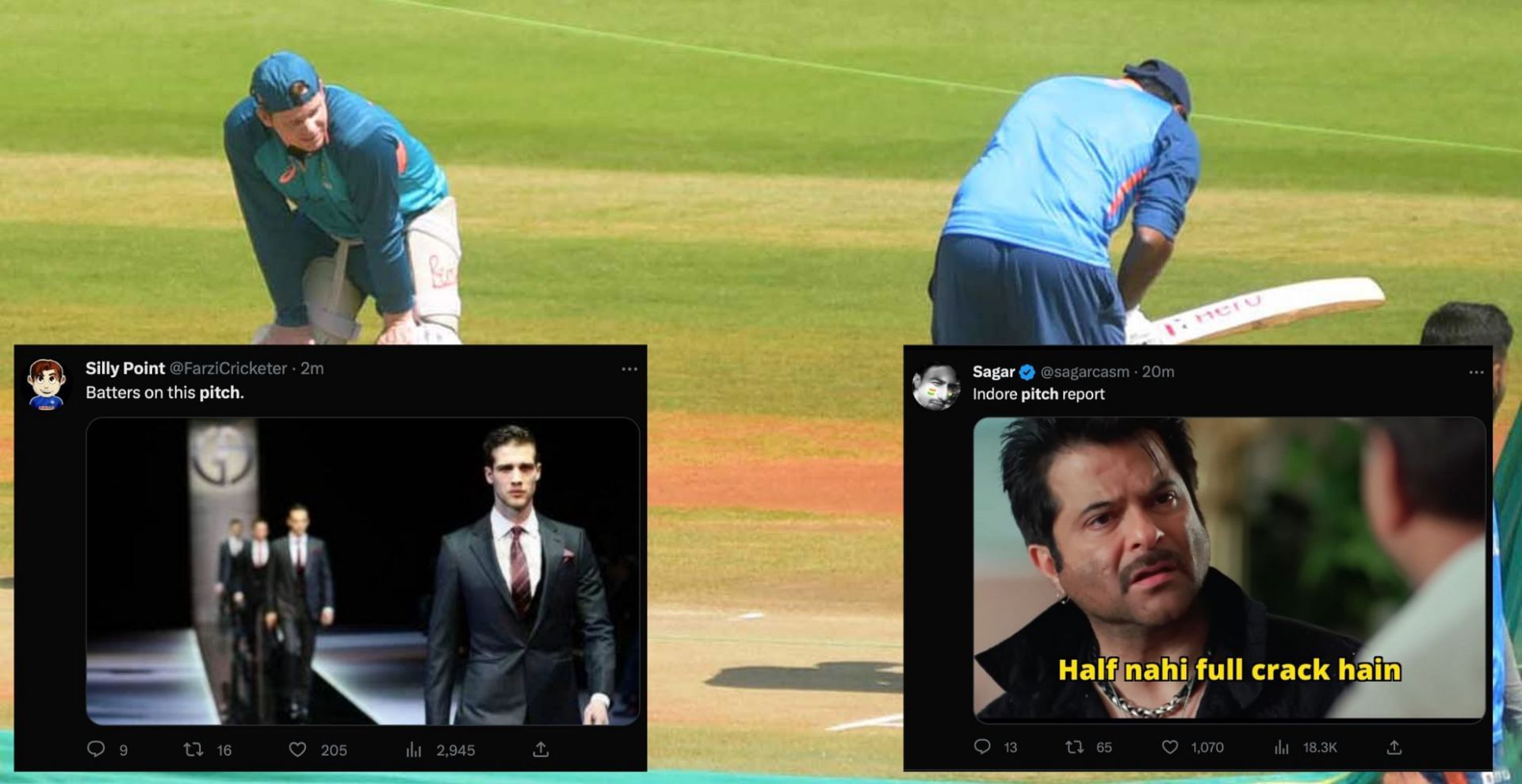 "BCCI stop selling Day 4 & 5 tickets" - Fans slam Indore wicket as India lose 5 wickets in the ...