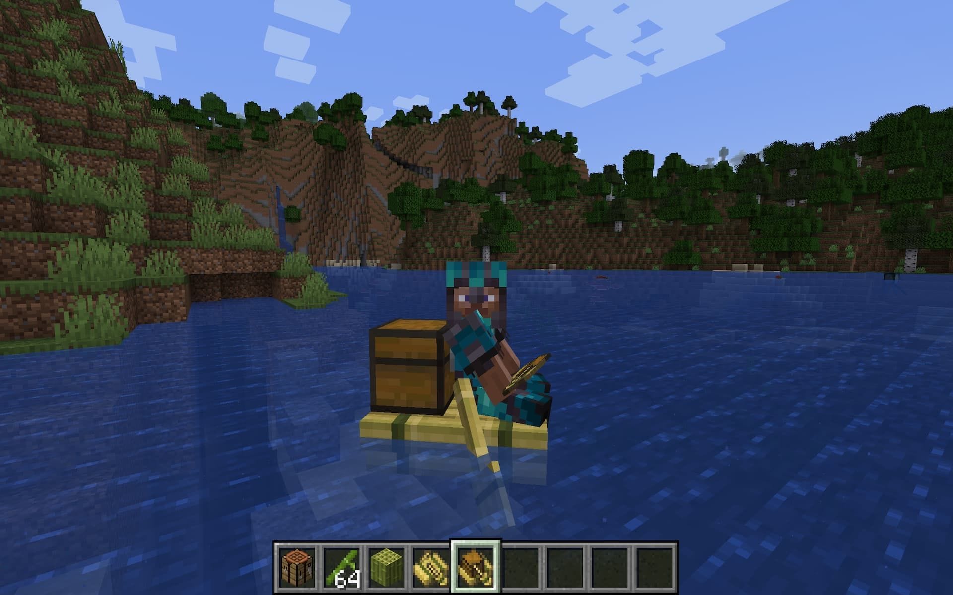 How to make rafts in Minecraft 1.20 Trails & Tales update