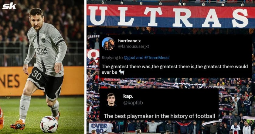 "That Messi left foot is worth $100B" - Fans hail Lionel Messi as he ...