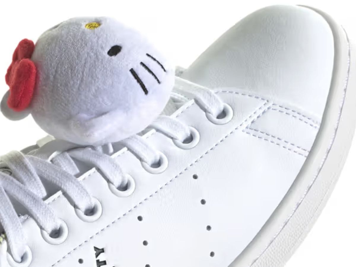 Hello Kitty: Hello Kitty x Adidas Stan Smith "Cloud White" shoes: Price ...